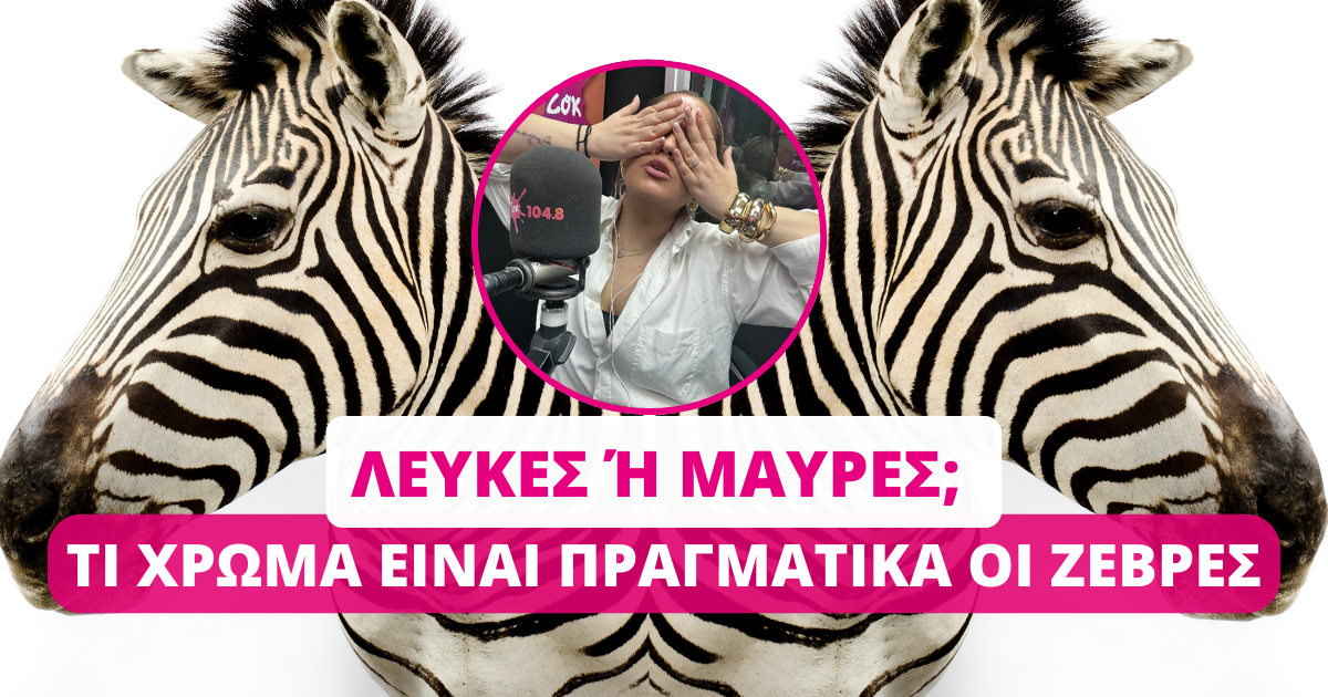 Λευκές ή Μαύρες; Τι Χρώμα Είναι ΠΡΑΓΜΑΤΙΚΑ οι Ζέβρες! - SOK FM 104.8 ...